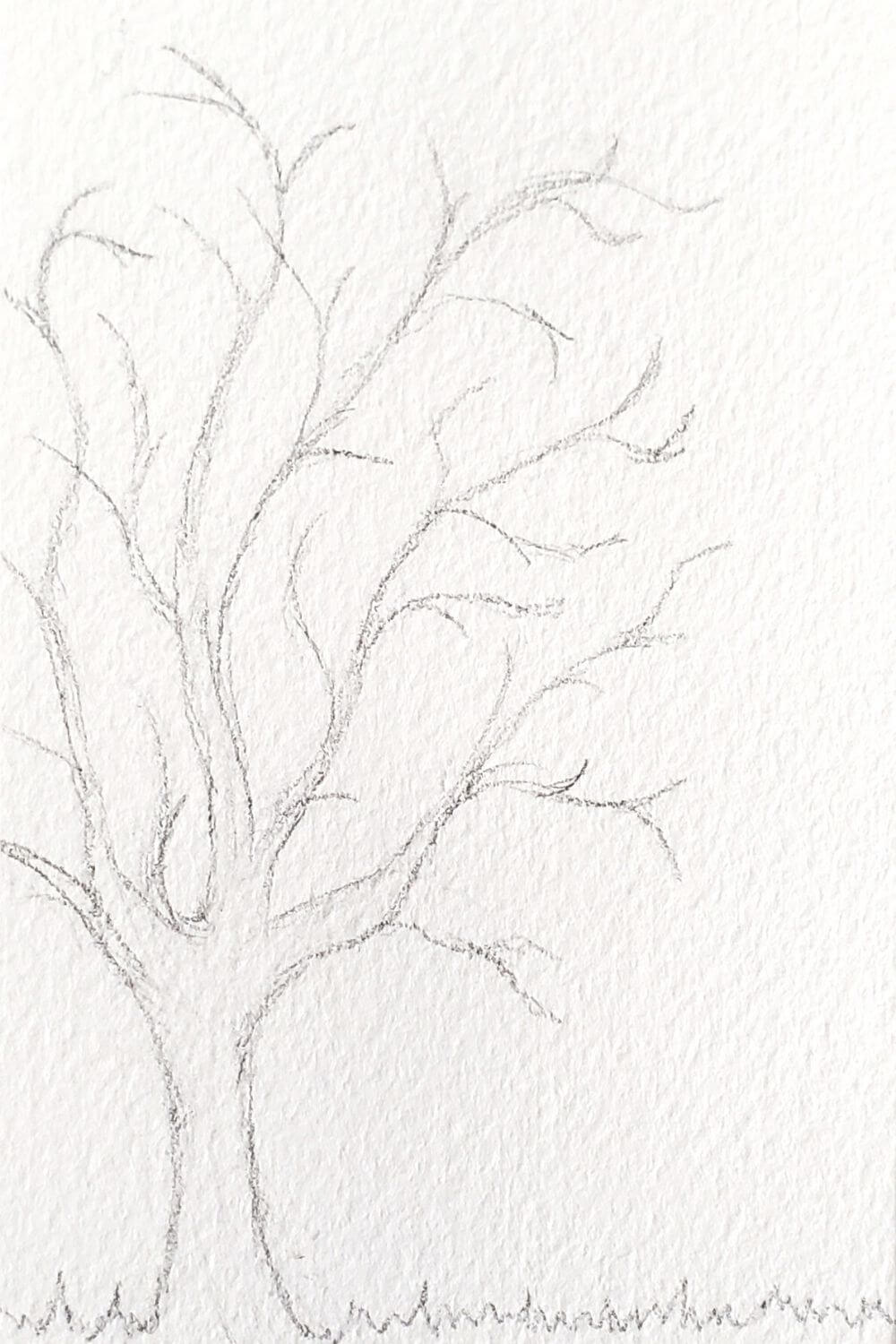 How To Paint A Watercolour Silhouette Painting (15 Minute Tutorial ...